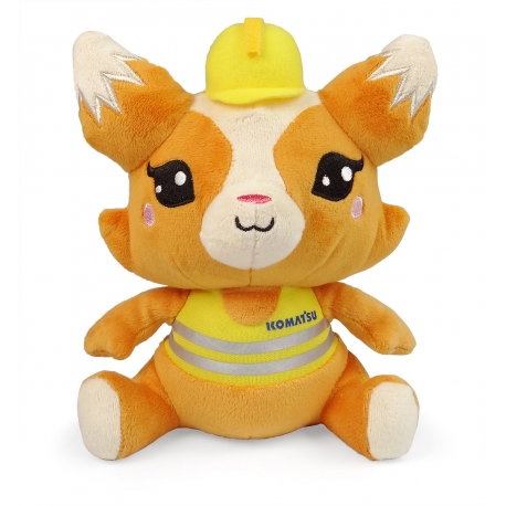 KOMATSU mascot "Kitsune" plush toy - UNIVERSAL HOBBIES